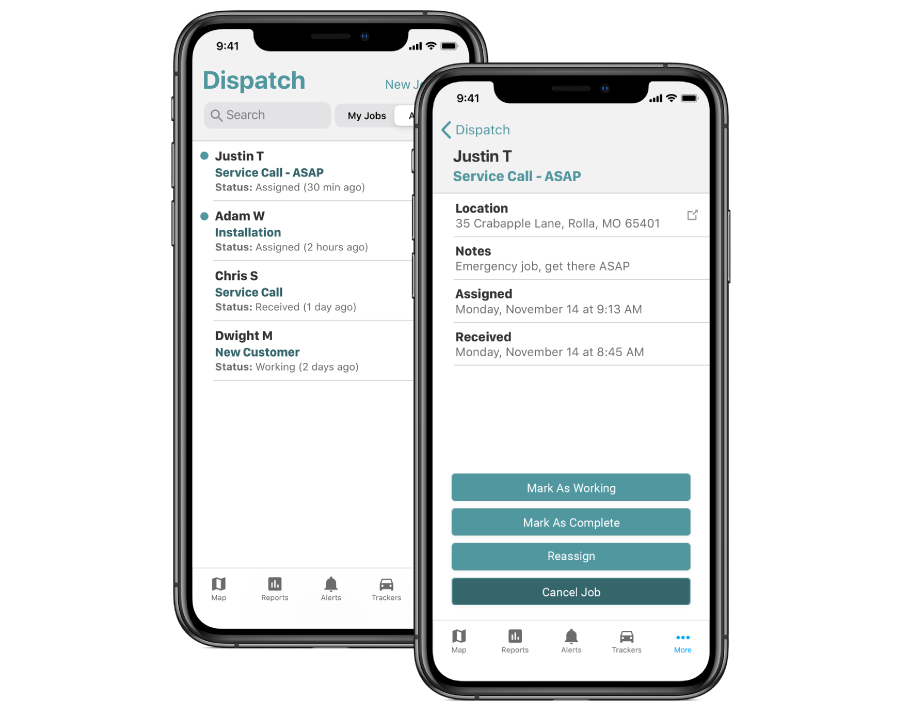 GPS Time Tracking, GPS Job Dispatch | Linxup